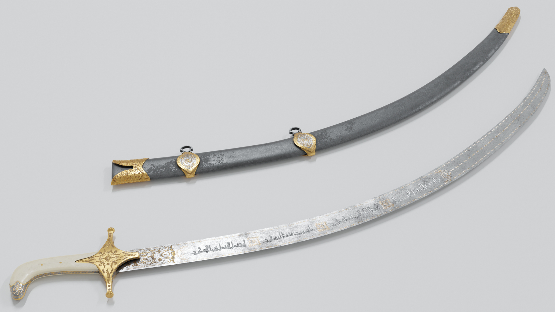 modelo 3d Espada islámica - TurboSquid 1740118