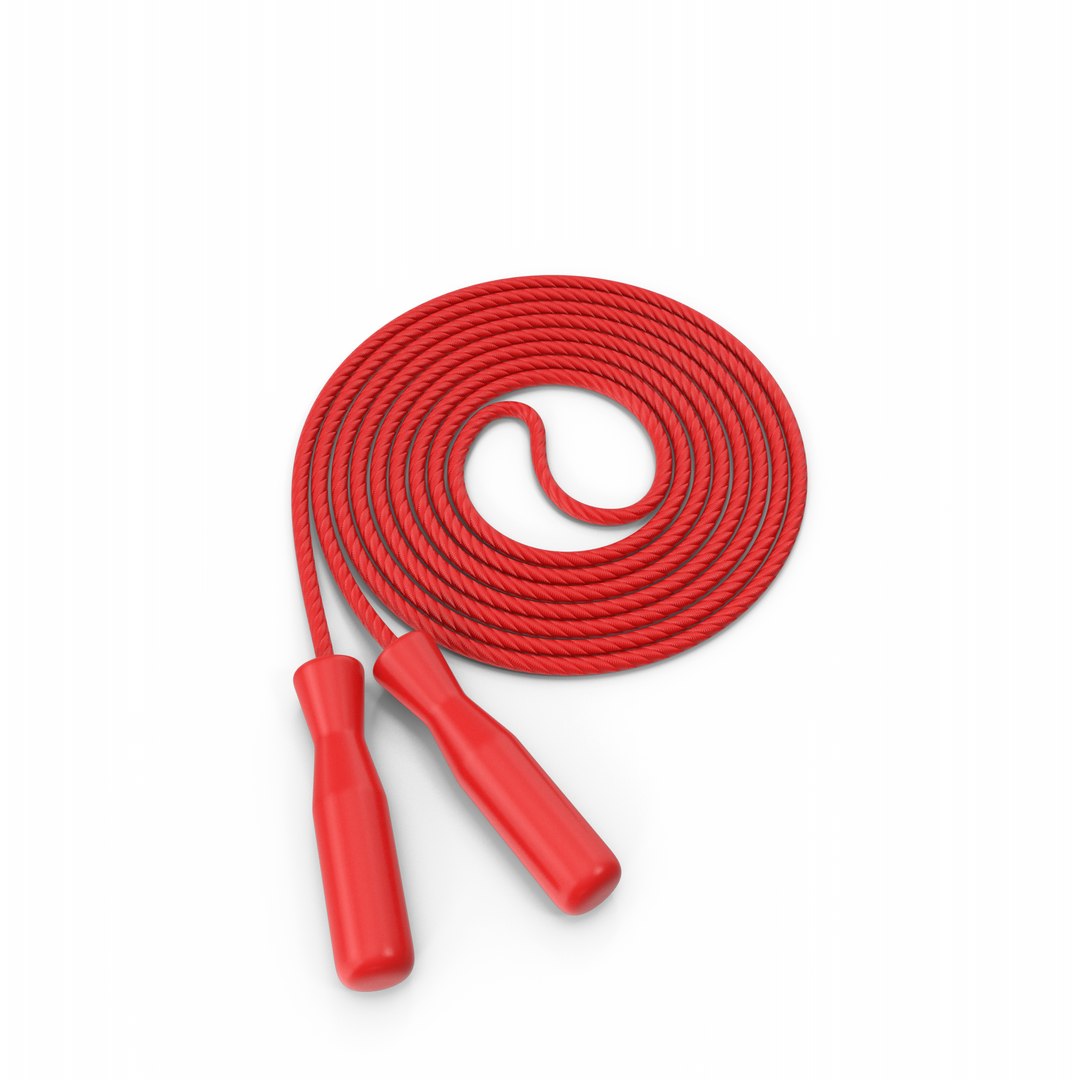 Red Jump Rope 3D Model - TurboSquid 2157485