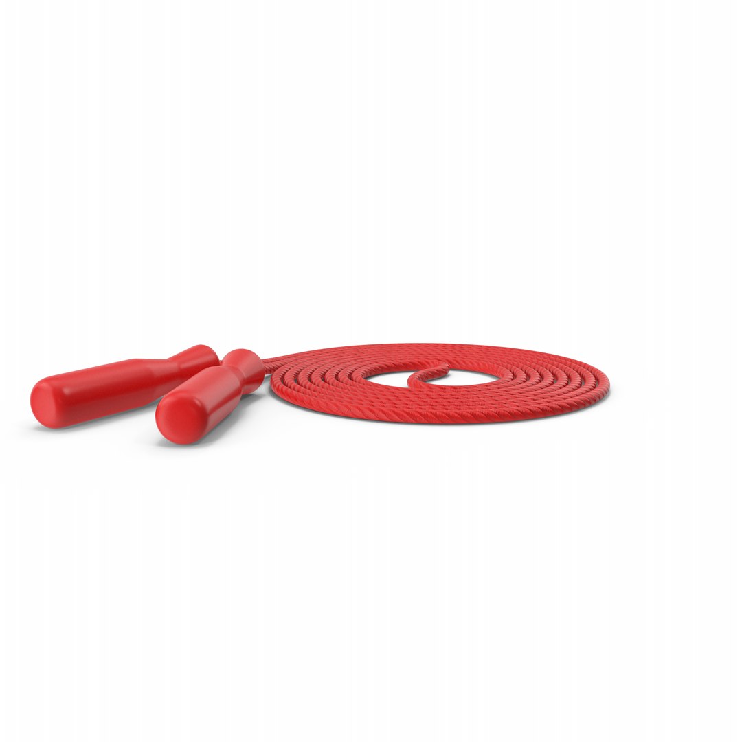 Red Jump Rope 3D Model - TurboSquid 2157485
