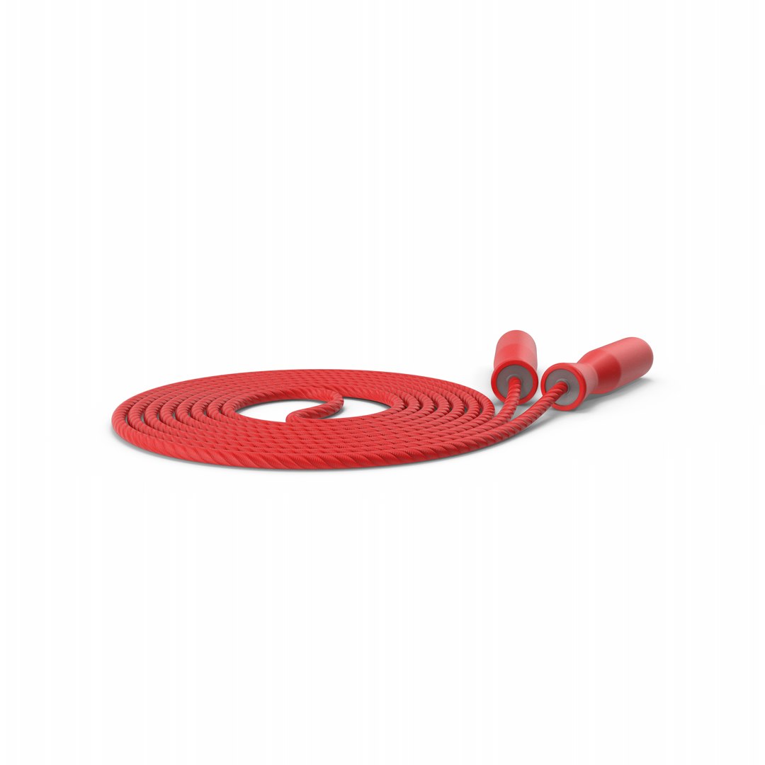 Red Jump Rope 3D Model - TurboSquid 2157485