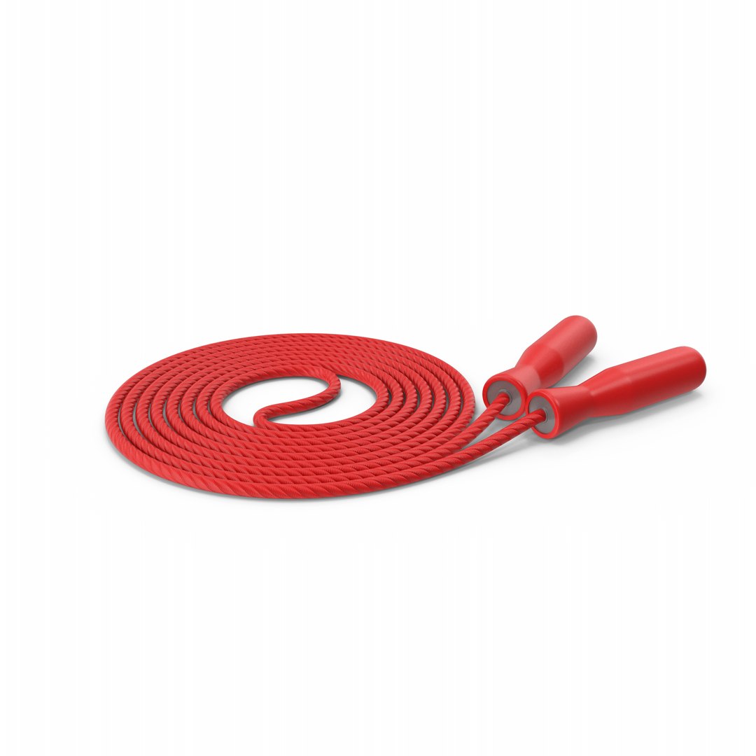 Red Jump Rope 3D Model - TurboSquid 2157485