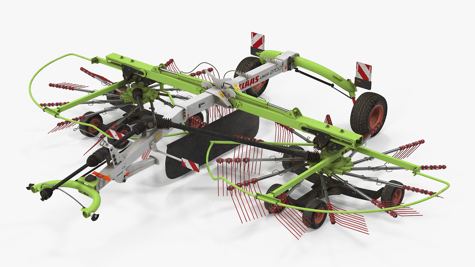 Used twin rotor hay model - TurboSquid 1509820