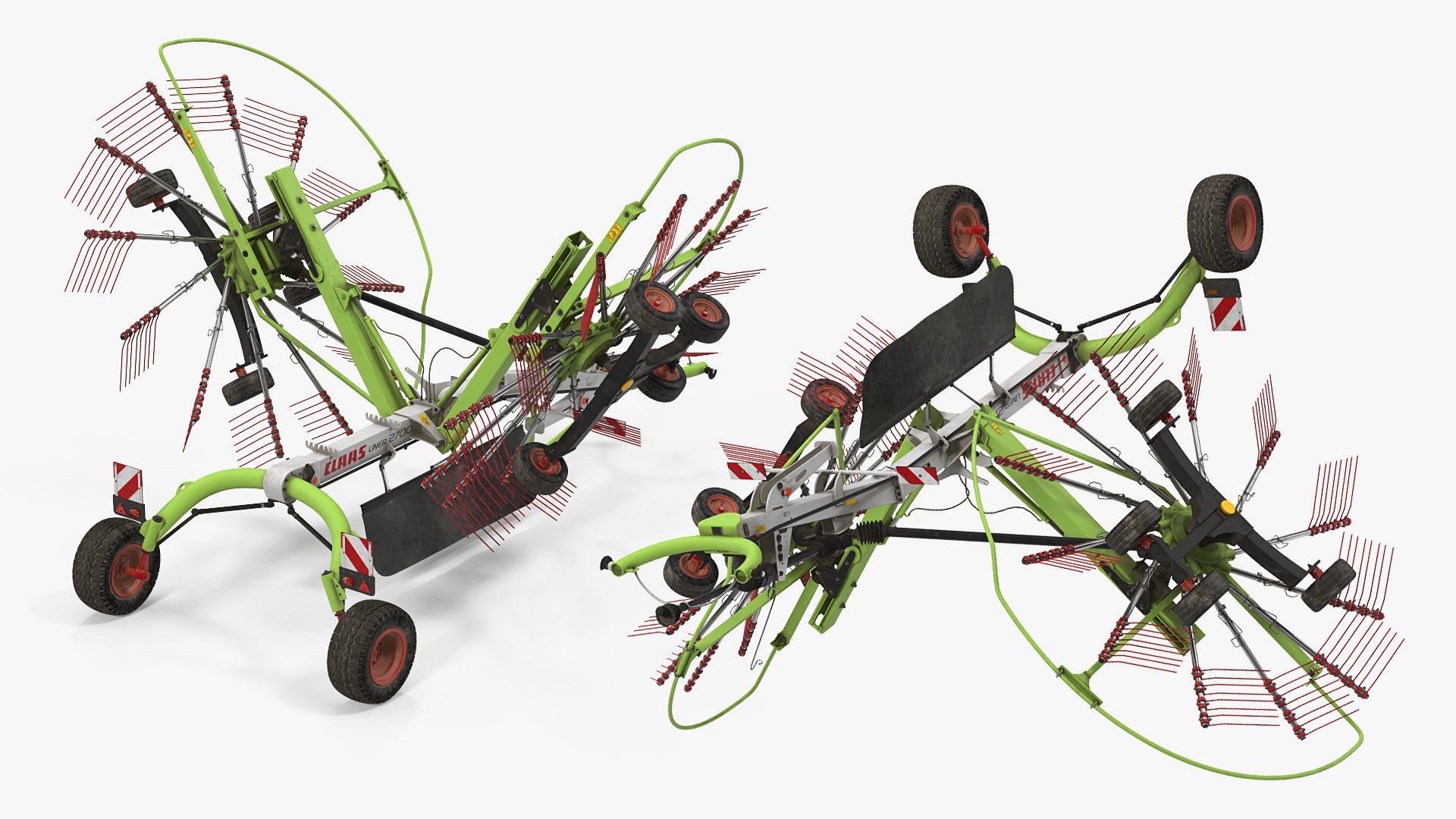 Used twin rotor hay model - TurboSquid 1509820