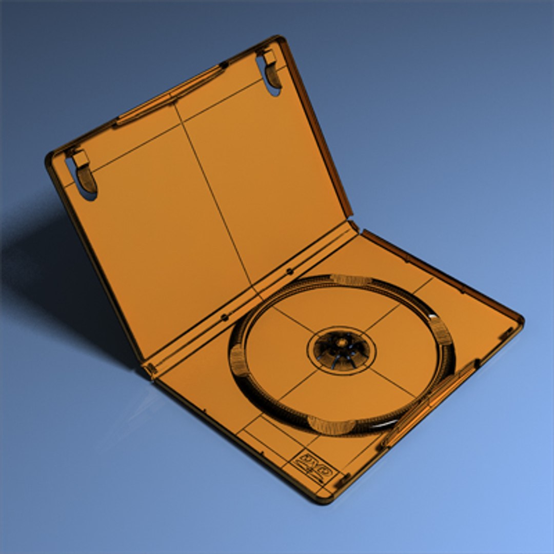 3d Model Dvd Case