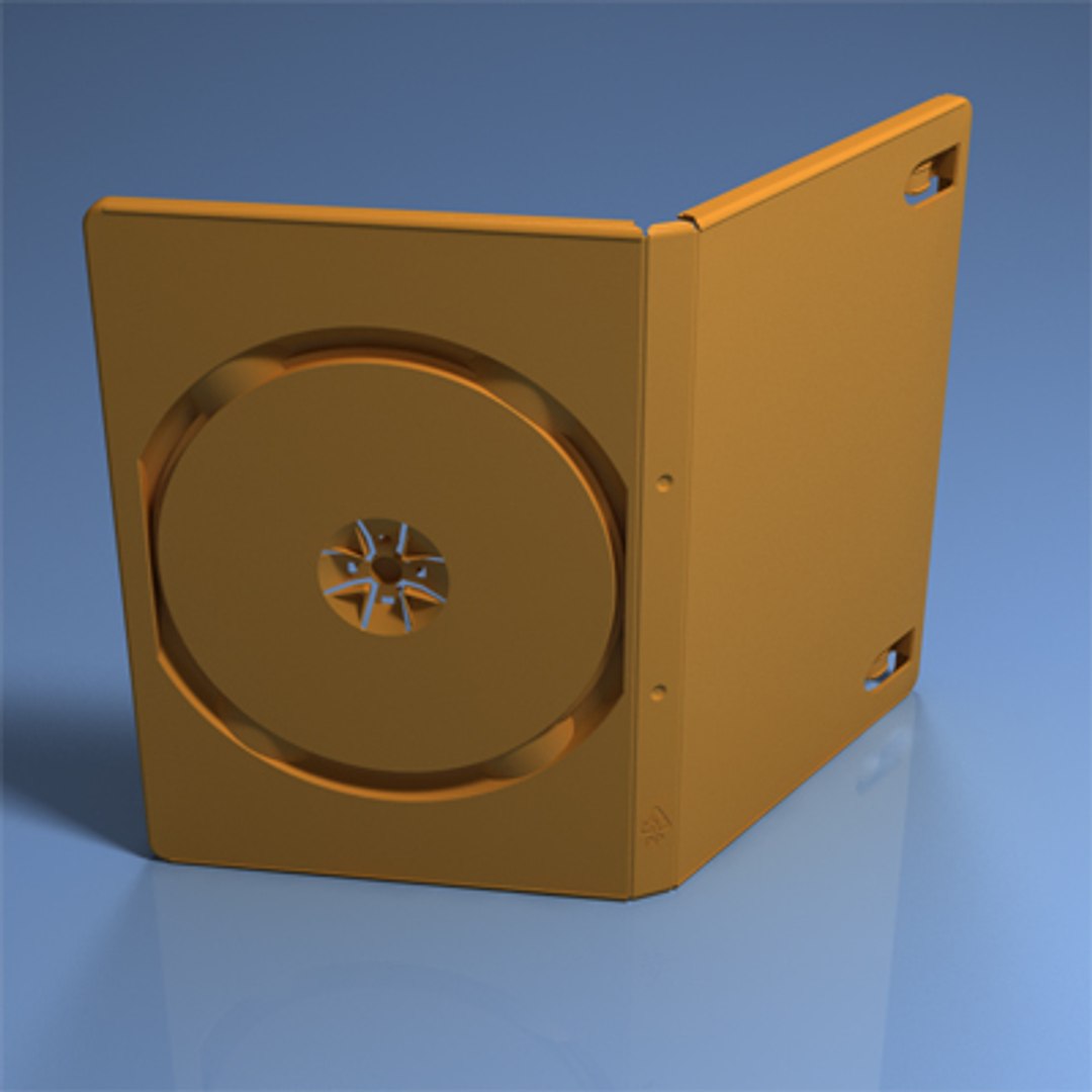 3d Model Dvd Case