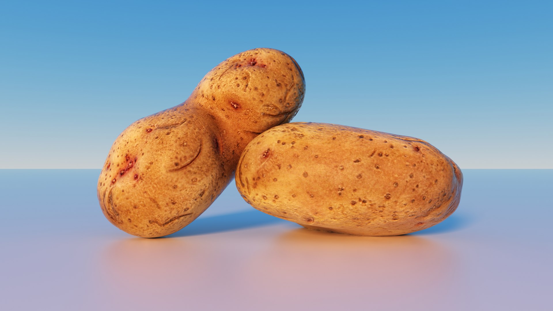 Photorealistic 3D Scan Of Potato 3D Model - TurboSquid 2228716