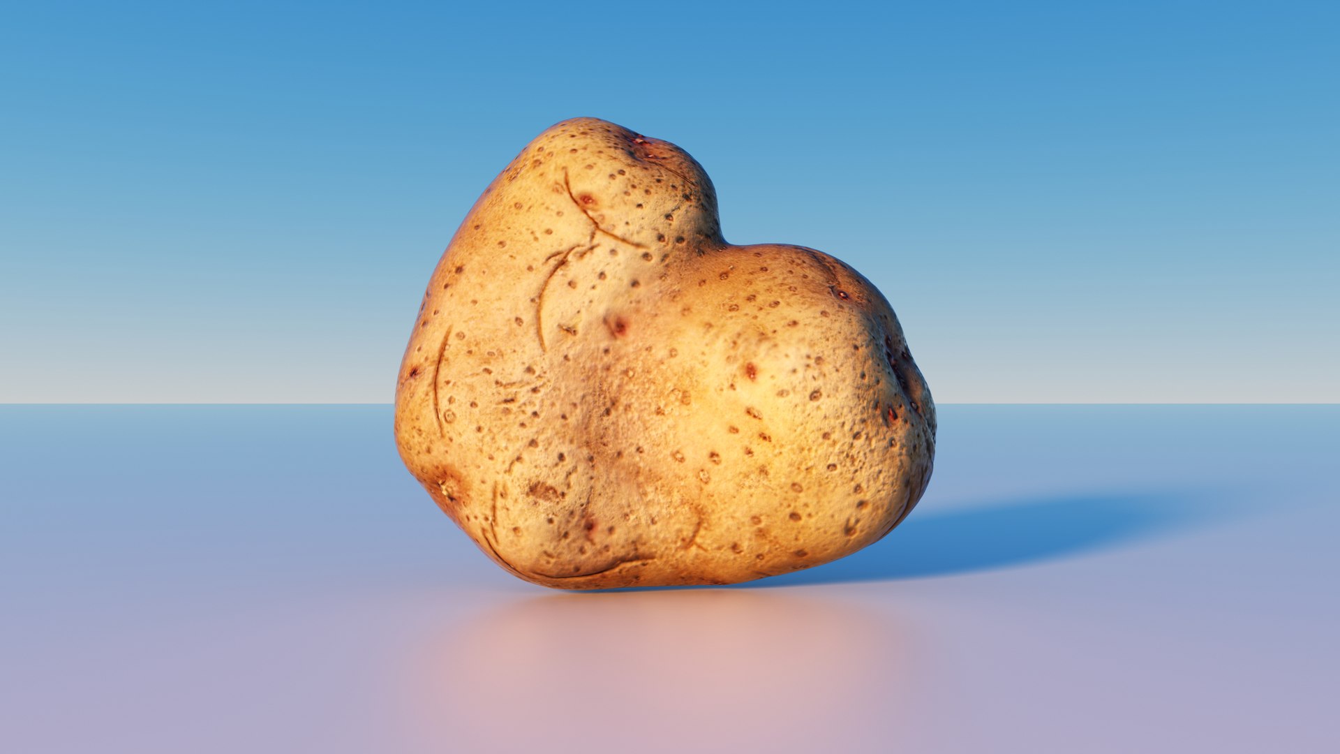 Photorealistic 3D Scan Of Potato 3D Model - TurboSquid 2228716