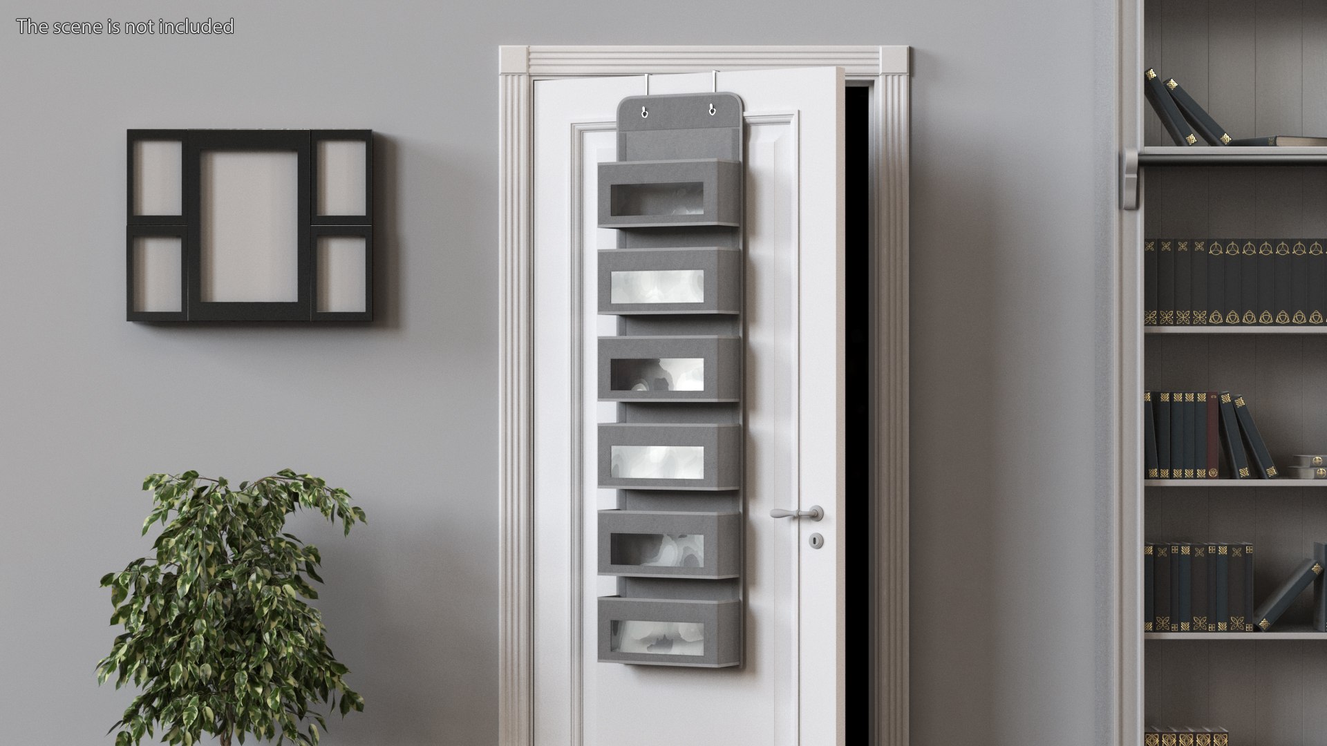 Wall Mount Pocket Organizer Gray 3D Model - TurboSquid 2015871