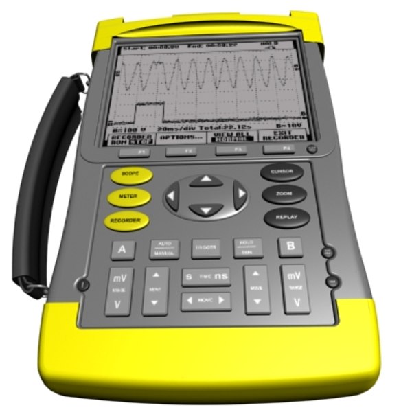 3d electrical scope meter model
