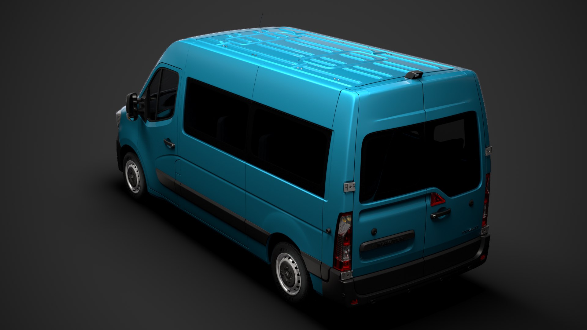 3D Renault Master L2h2 Windowvan - TurboSquid 1496359