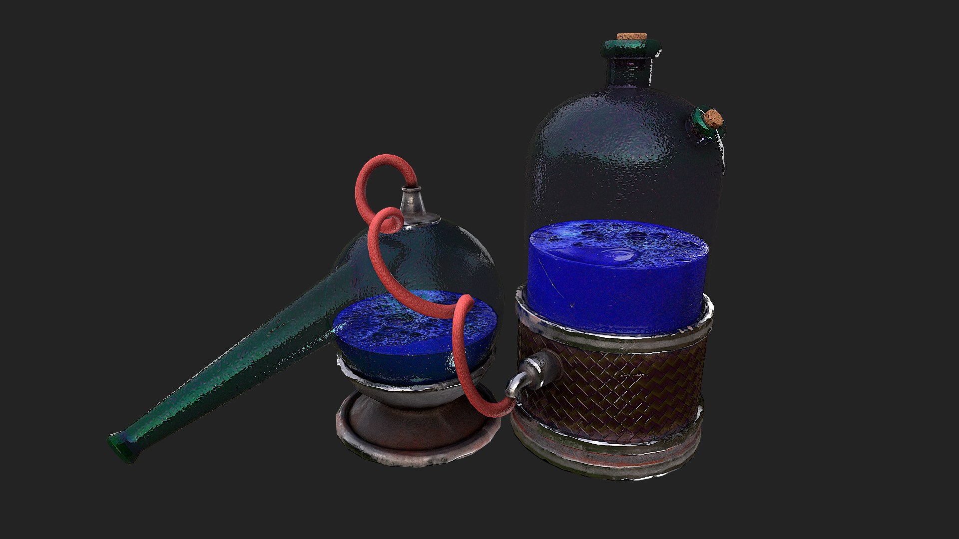 3D Alchemical Potion mixer Equipment - TurboSquid 1841490