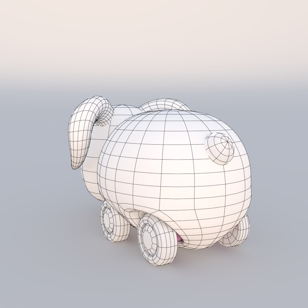 3D Model Cute Toy Sheep - TurboSquid 1524648