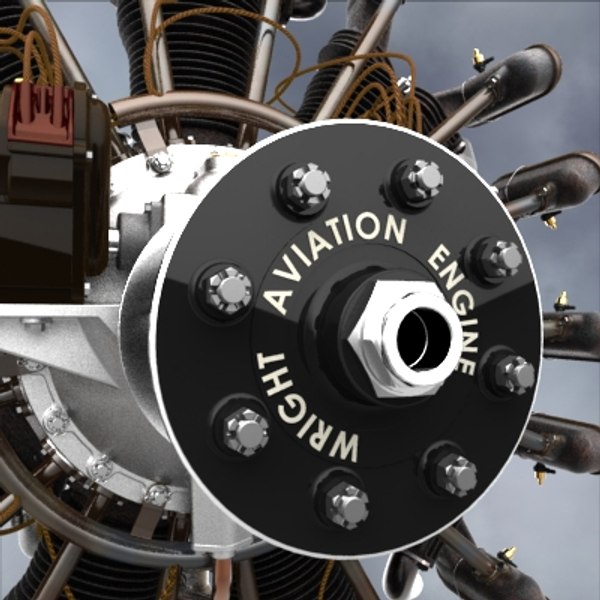 3d wright whirlwind j5c radial