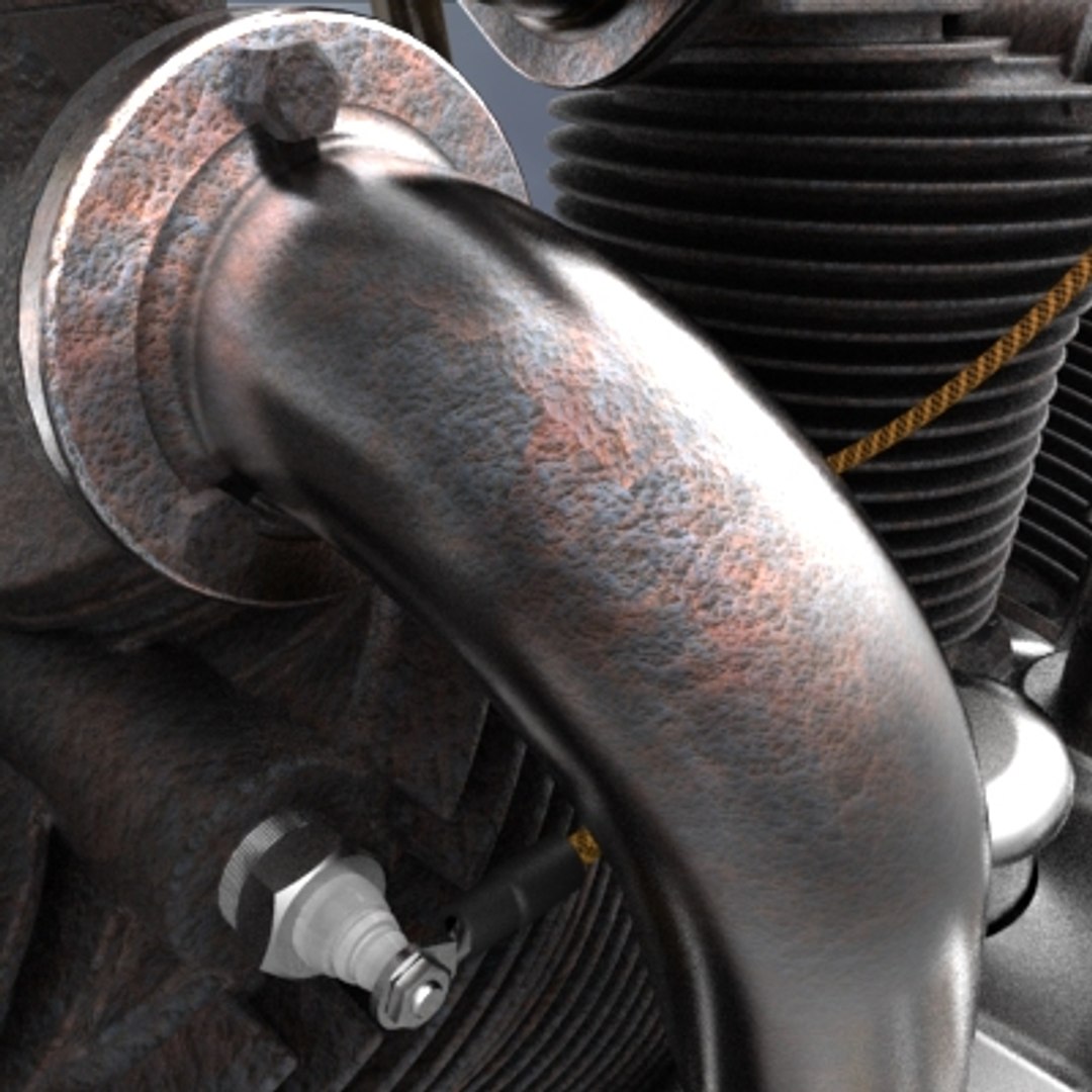 3d Wright Whirlwind J5c Radial