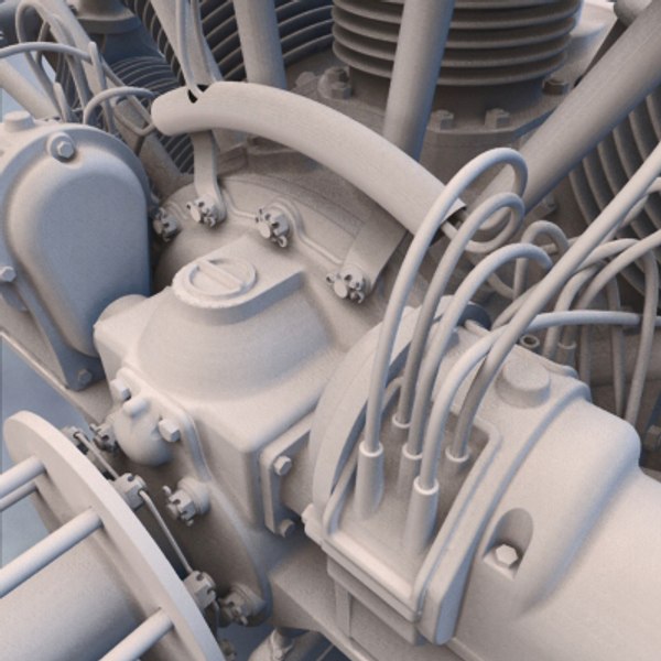 3d wright whirlwind j5c radial