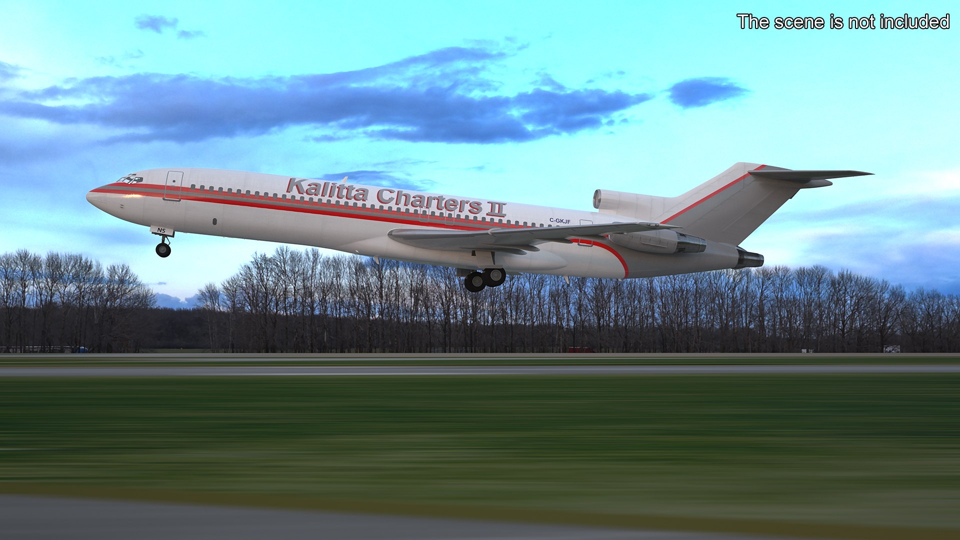 Boeing 727 Kalitta Charters II Rigged 3D - TurboSquid 2378886