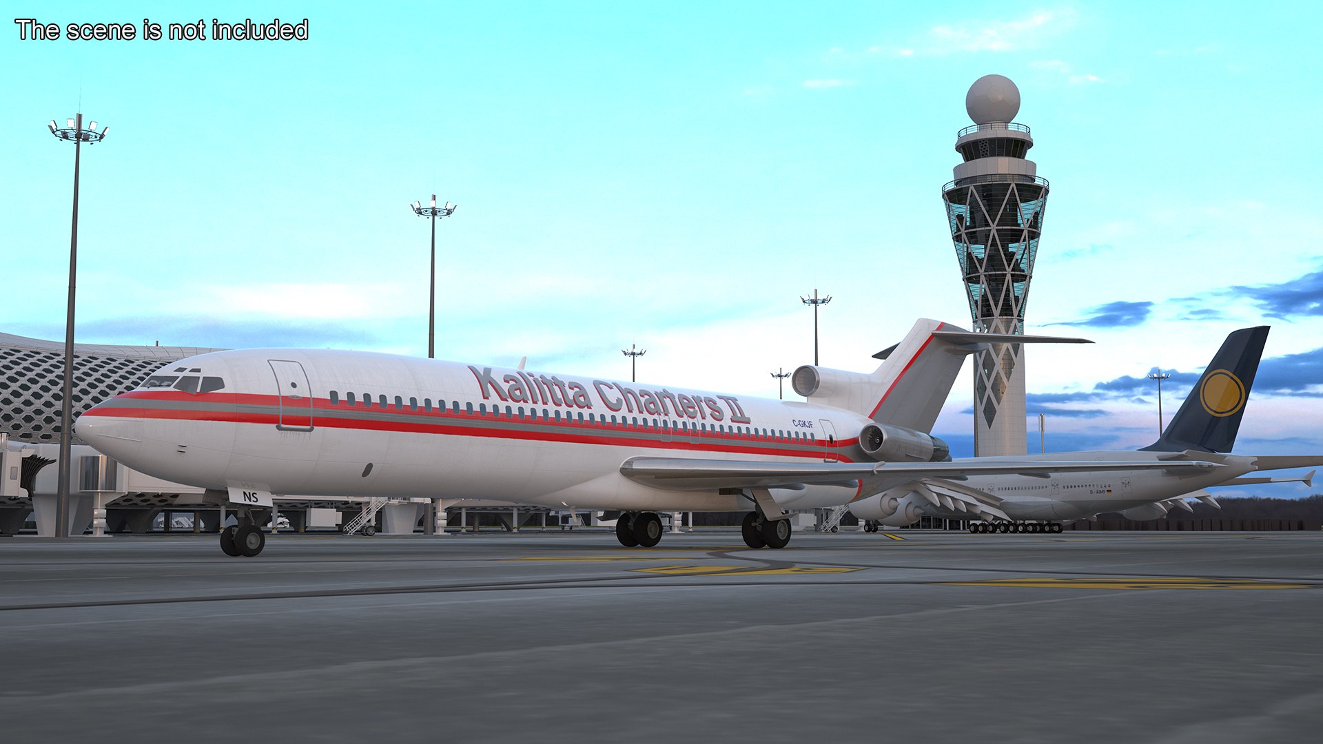 Boeing 727 Kalitta Charters II Rigged 3D - TurboSquid 2378886