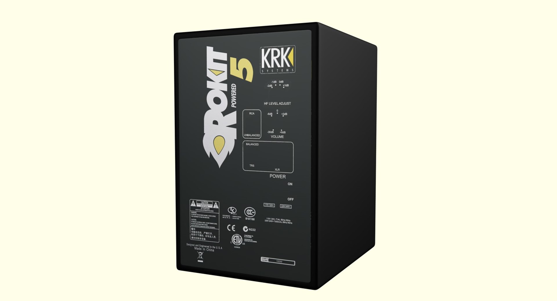 3d Monitor Krk Model