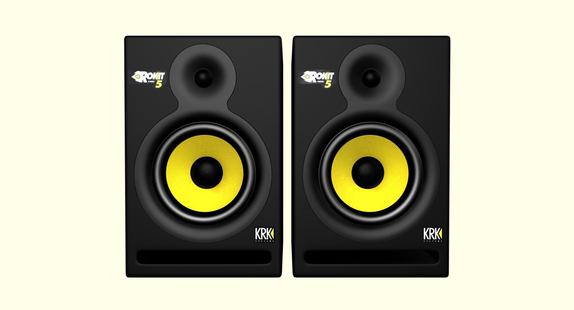 3d Monitor Krk Model