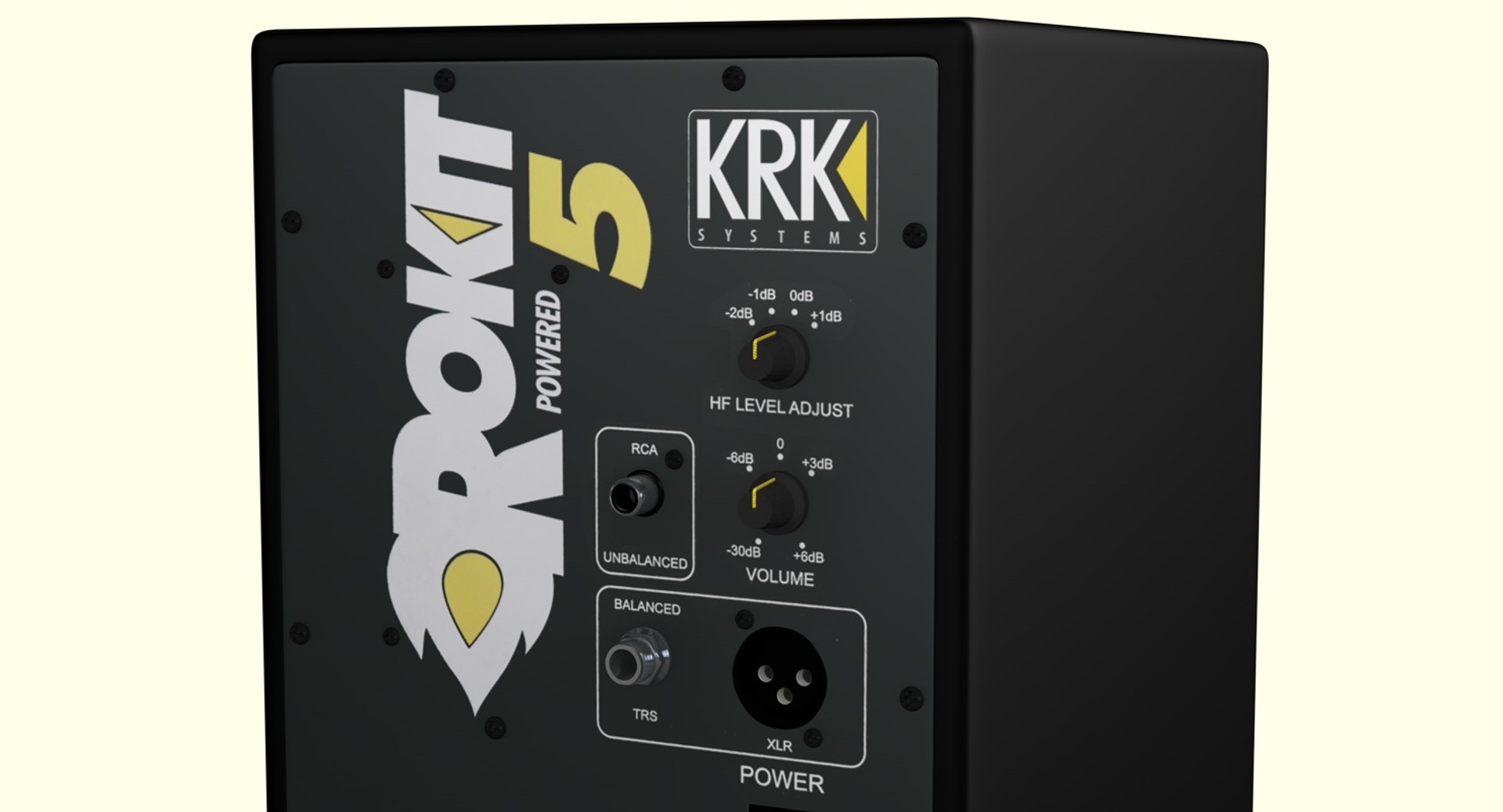 3d Monitor Krk Model
