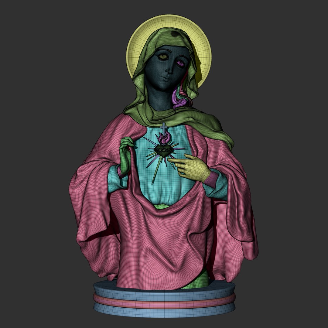 3D Virgin Mary - TurboSquid 1306041