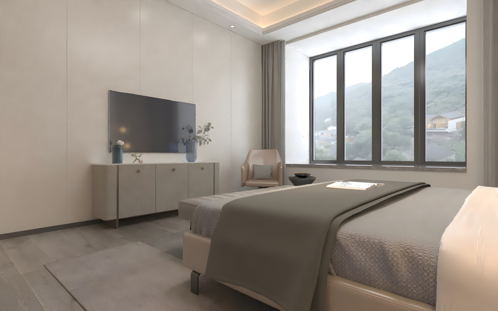 Modern Bedroom 3D - TurboSquid 2324389