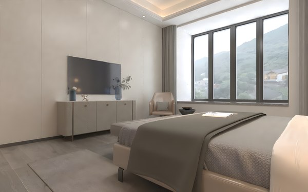 modelo 3d Dormitorio moderno - TurboSquid 2324389