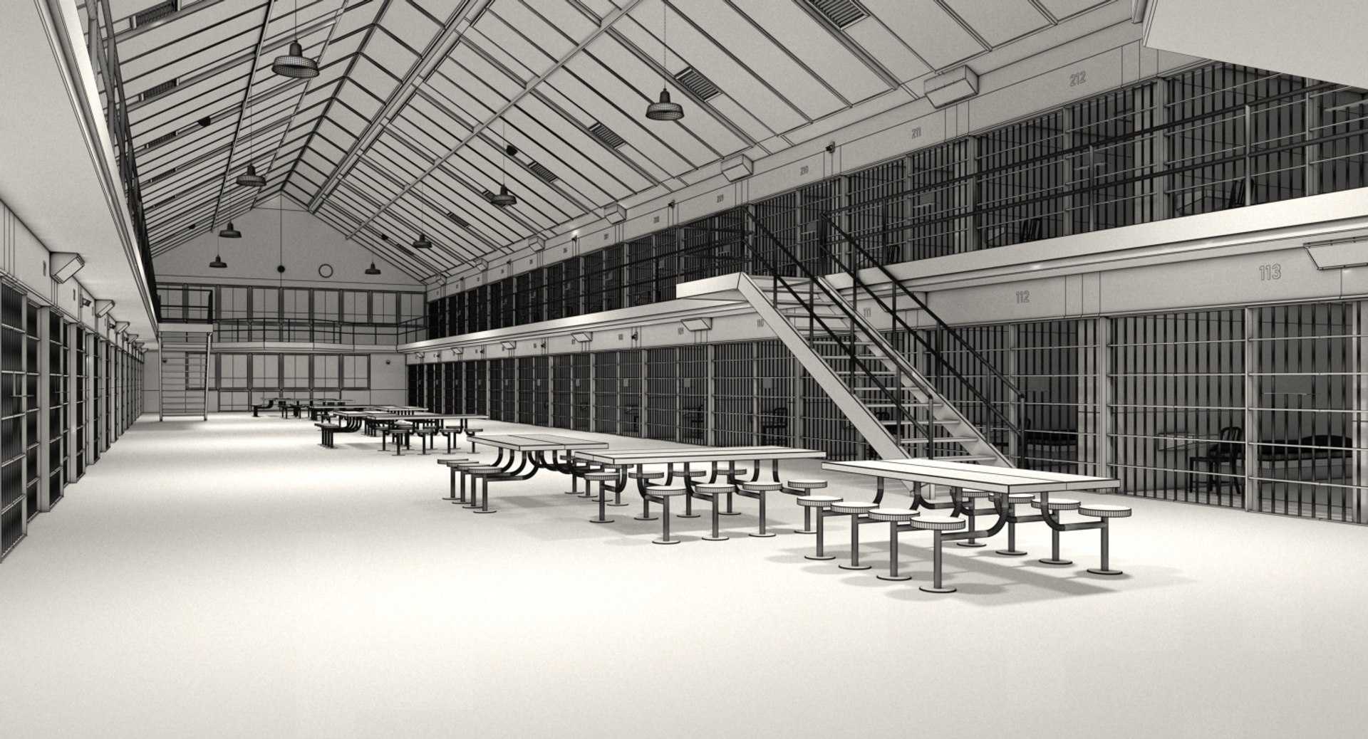 Prison Cells 3D Model - TurboSquid 1320420
