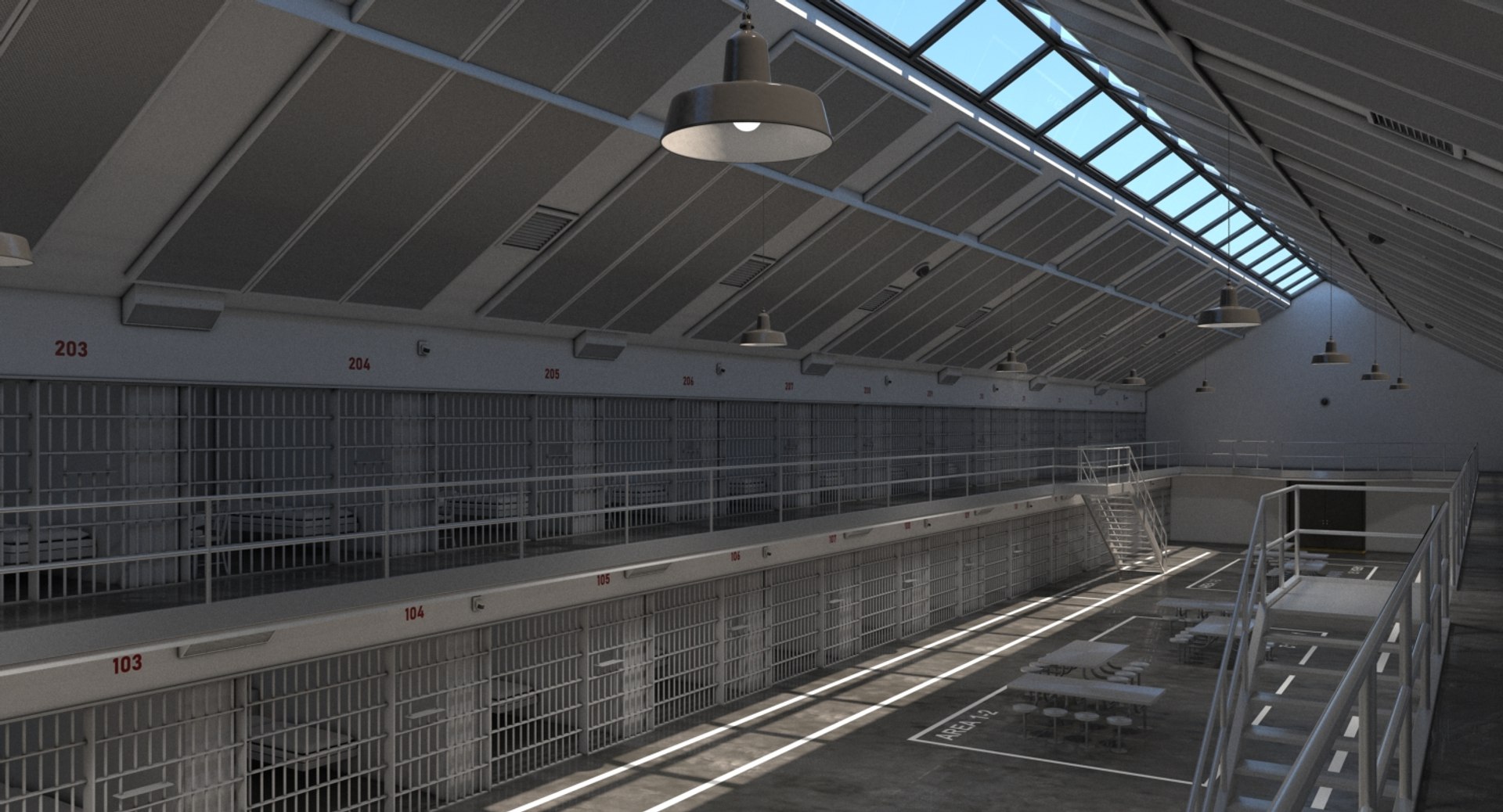 Prison Cells 3D Model - TurboSquid 1320420