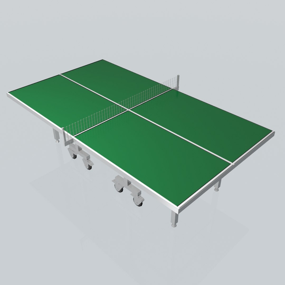3dsmax Ping Pong Table