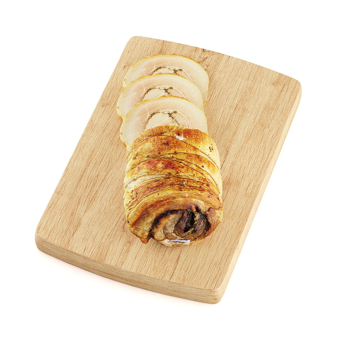 Rolled Bacon 3d C4d