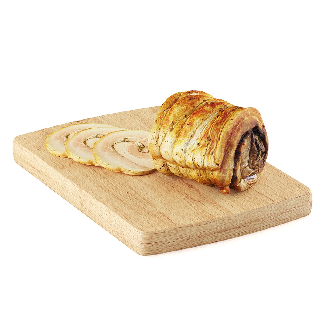 Rolled Bacon 3d C4d