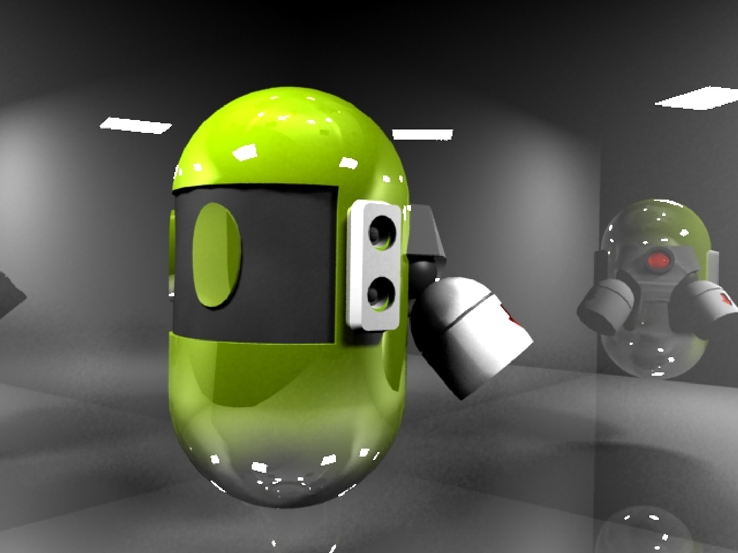 3d Bean Character Model