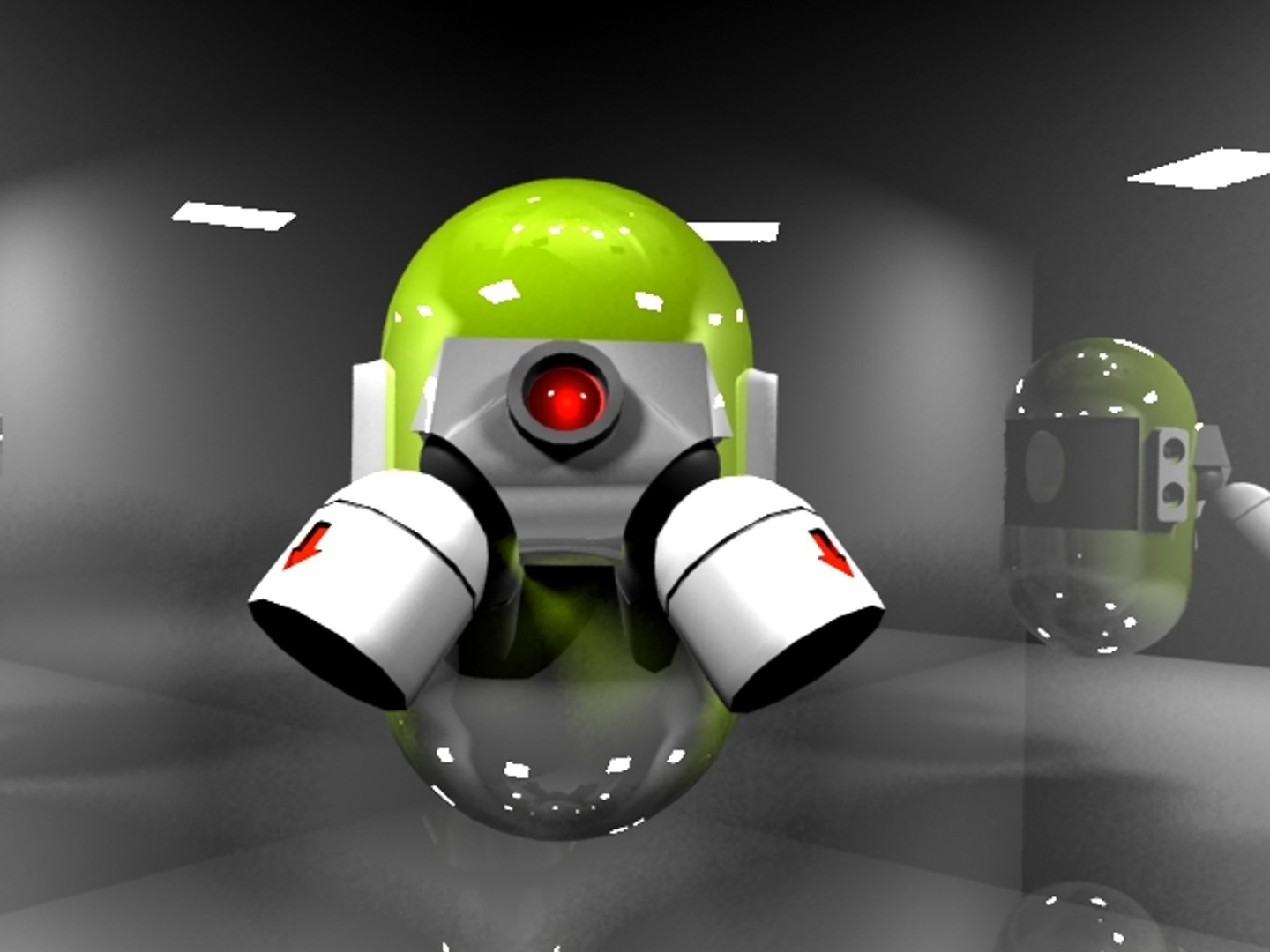 3d Bean Character Model