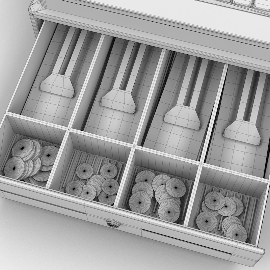 3d Cash Register Model