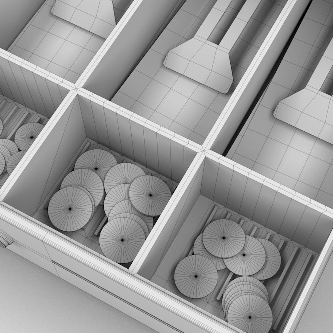 3d Cash Register Model