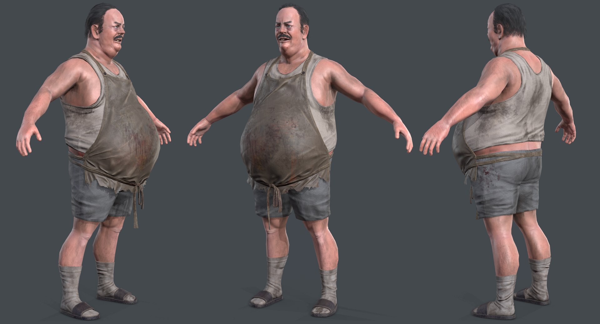 3D Model Ready Butcher - TurboSquid 1447366