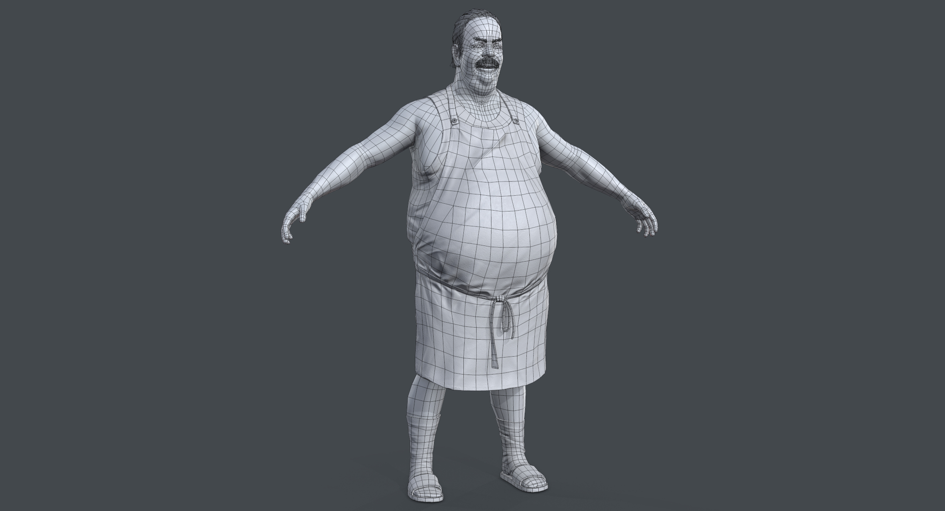 3D Model Ready Butcher - TurboSquid 1447366