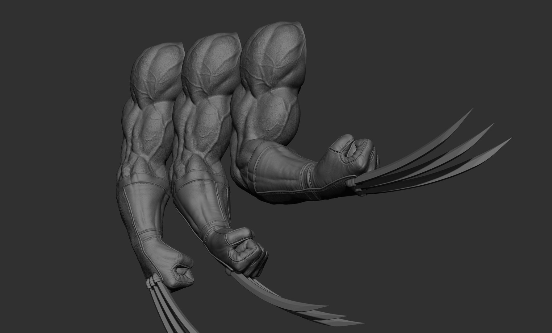 Wolverine Arm 3D Model - TurboSquid 1813292