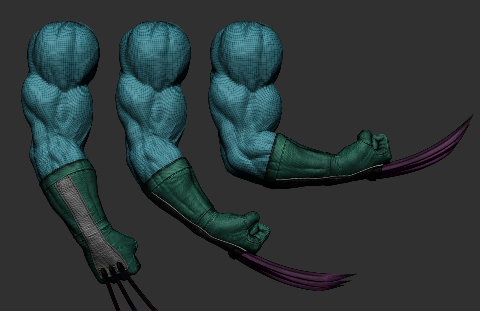 Wolverine Arm 3D Model - TurboSquid 1813292