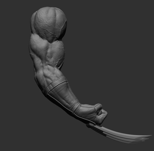 Wolverine arm 3D model - TurboSquid 1813292