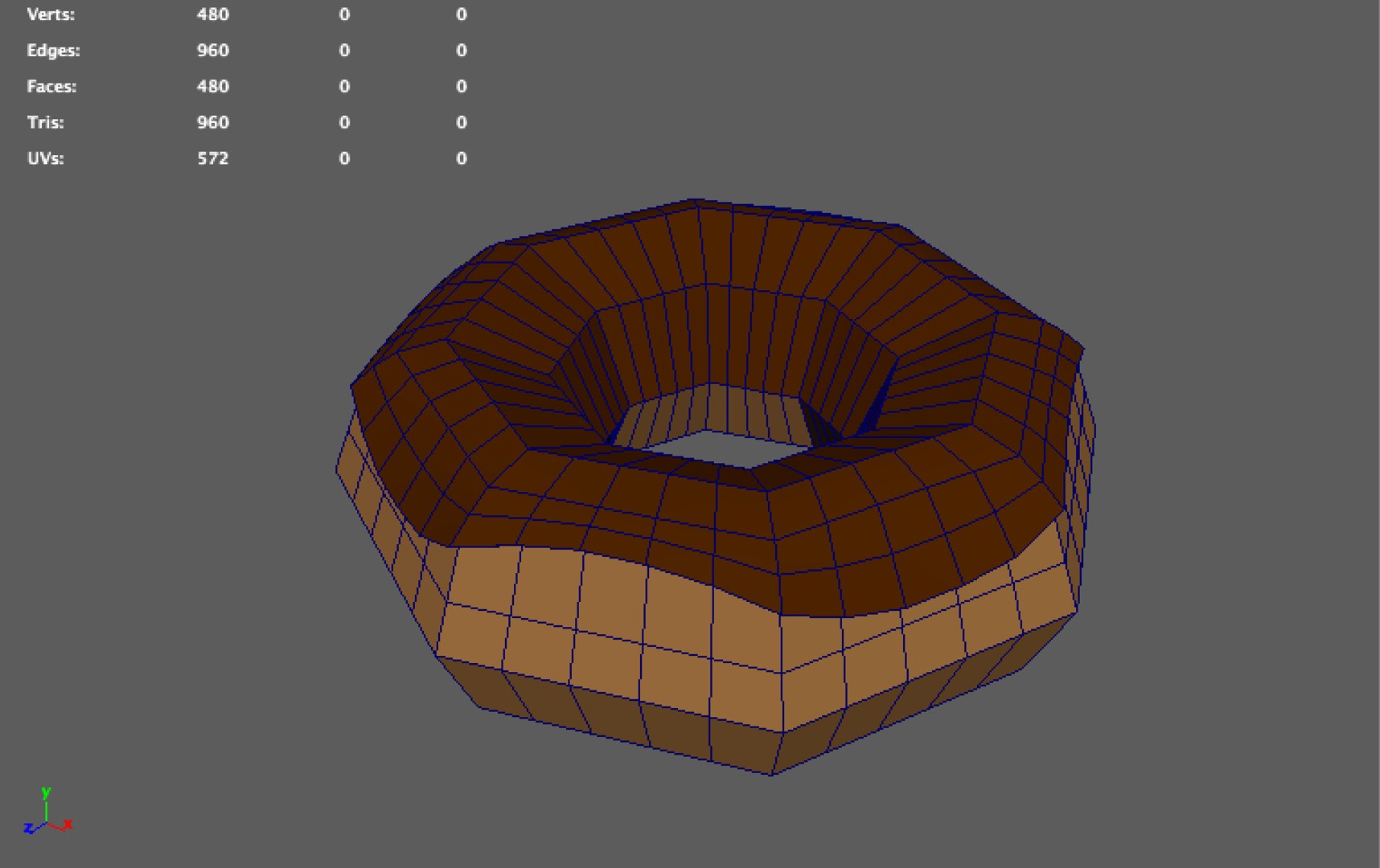3d Model Donut Asset