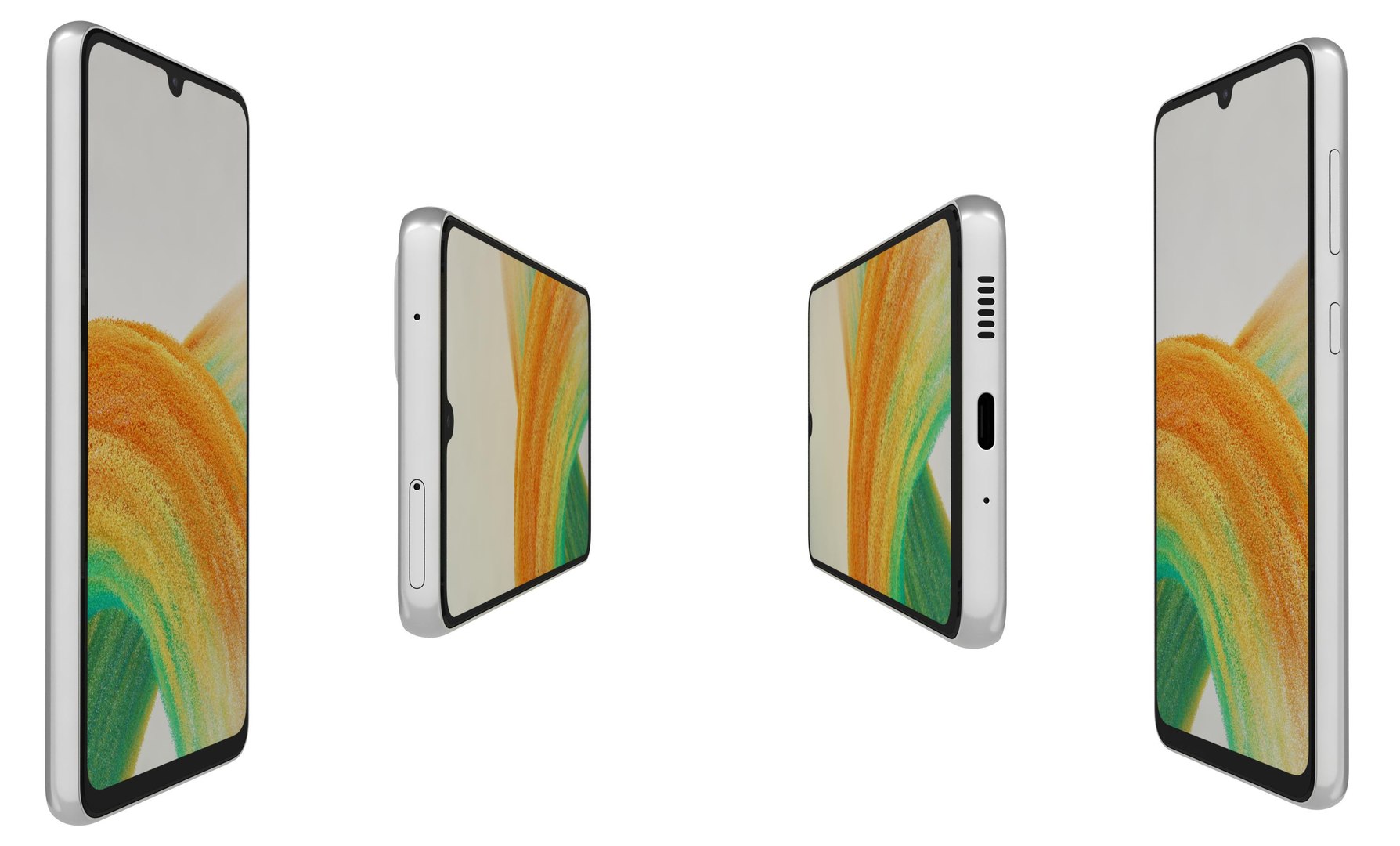 Samsung Galaxy A33 5G White 3D Model - TurboSquid 1872394