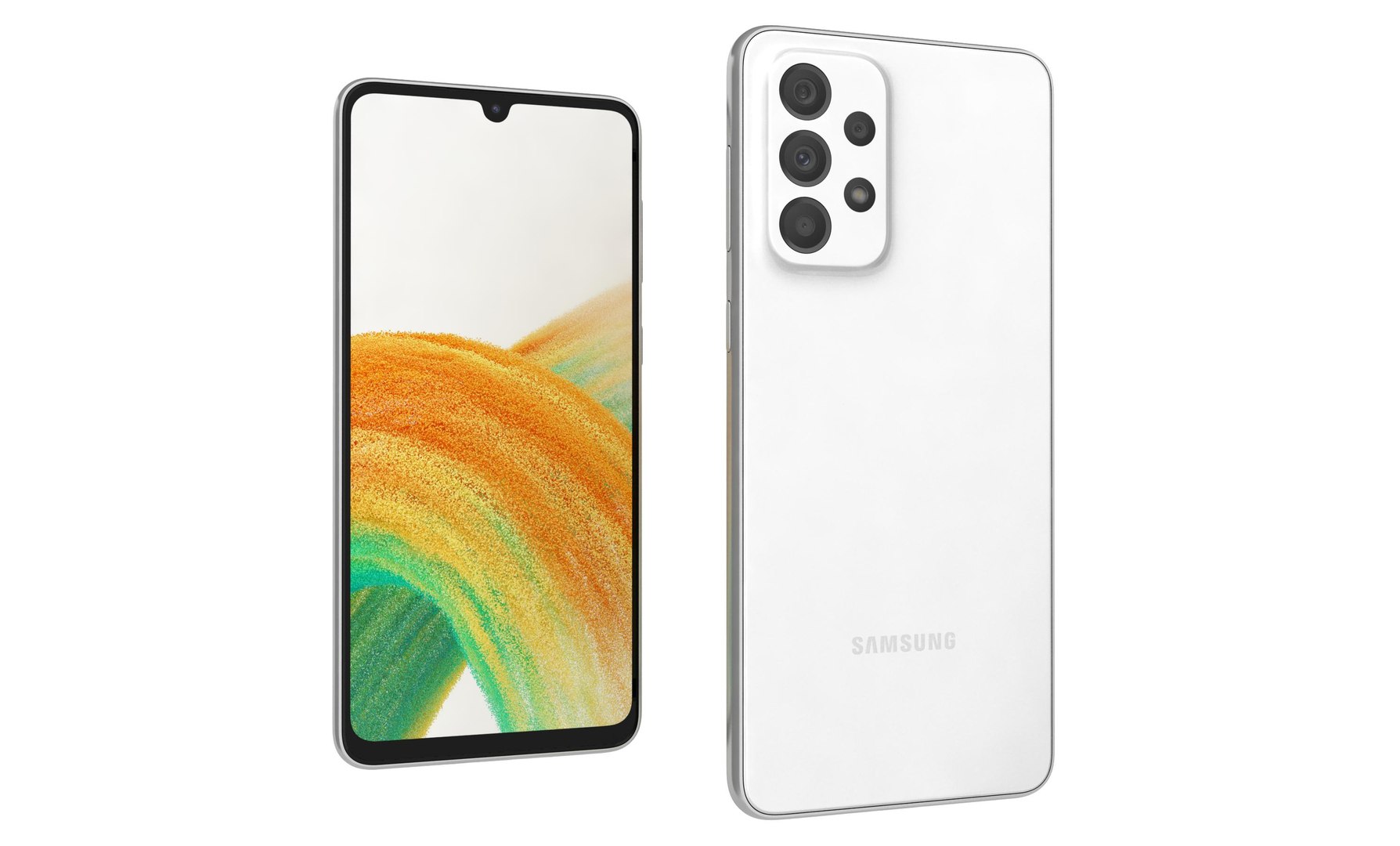 Samsung Galaxy A33 5G White 3D Model - TurboSquid 1872394