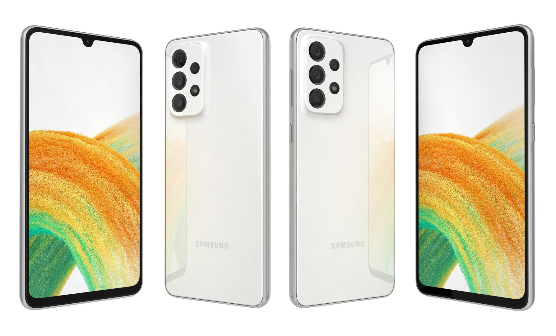 Samsung Galaxy A33 5G White 3D Model - TurboSquid 1872394