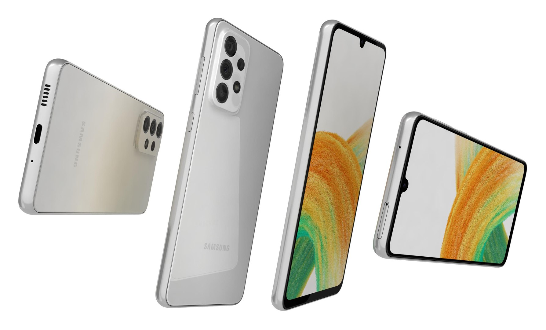 Samsung Galaxy A33 5G White 3D Model - TurboSquid 1872394