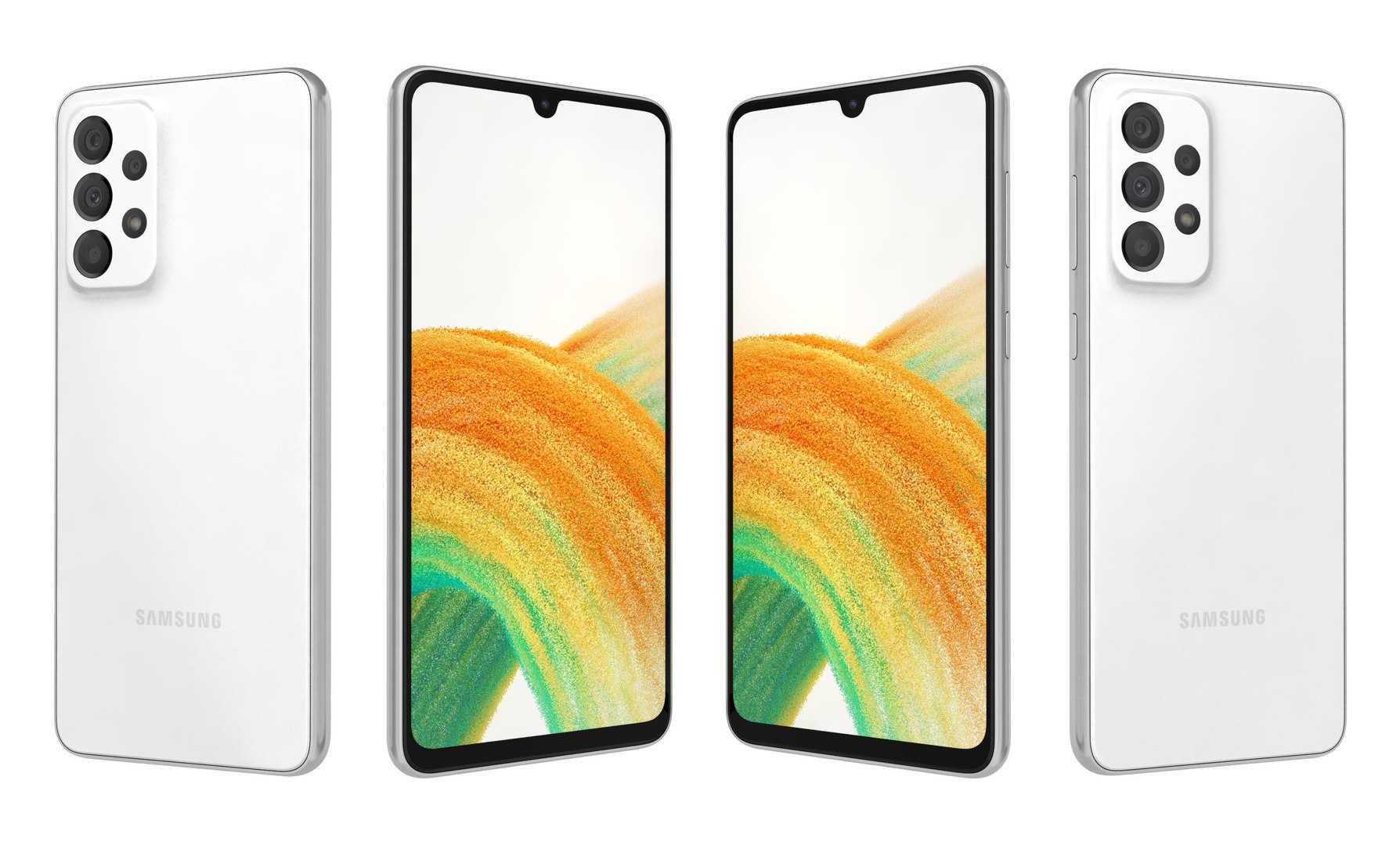 Samsung Galaxy A33 5G White 3D Model - TurboSquid 1872394