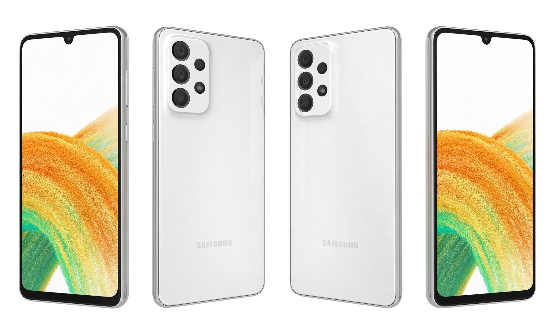 Samsung Galaxy A33 5G White 3D Model - TurboSquid 1872394