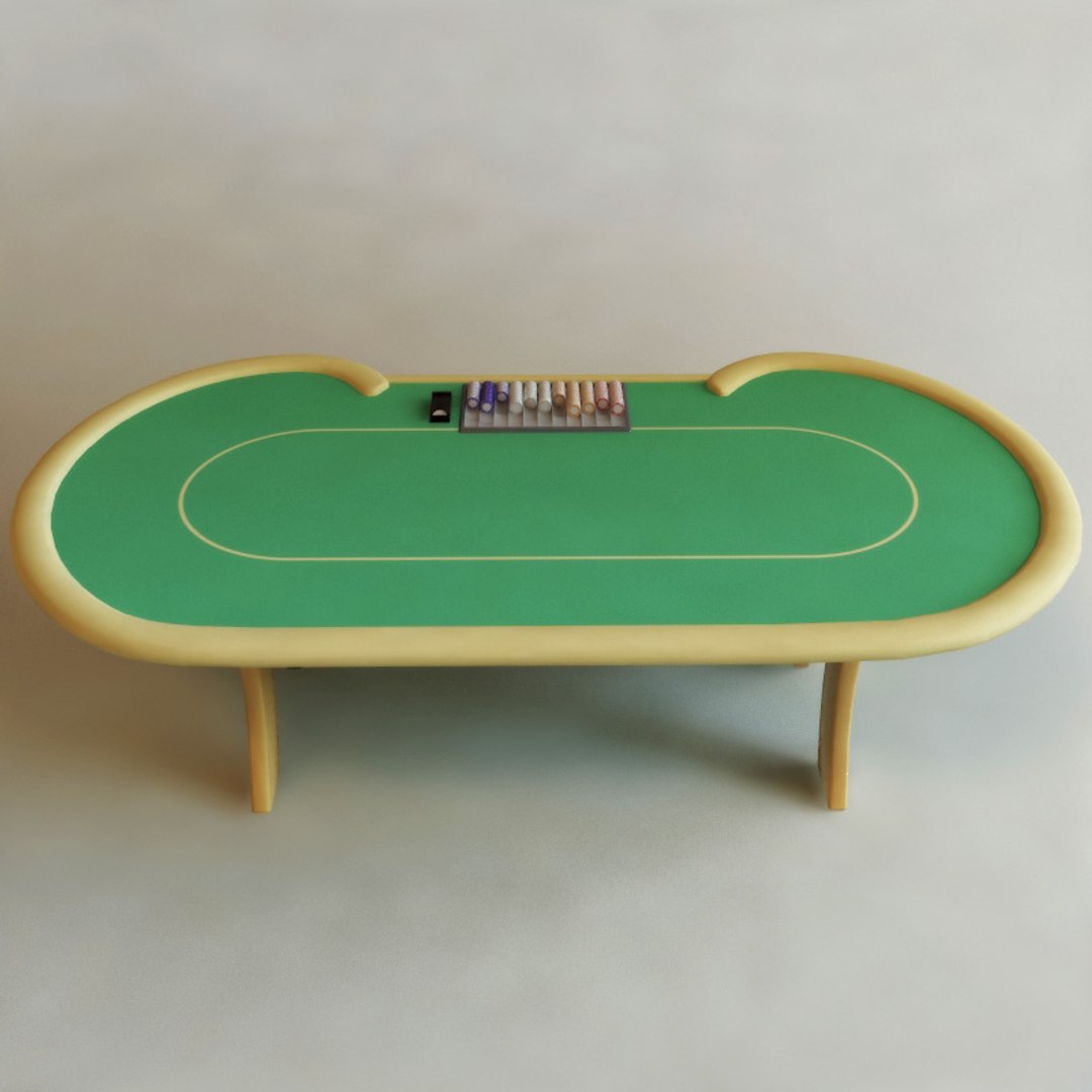 3d Poker Table Model