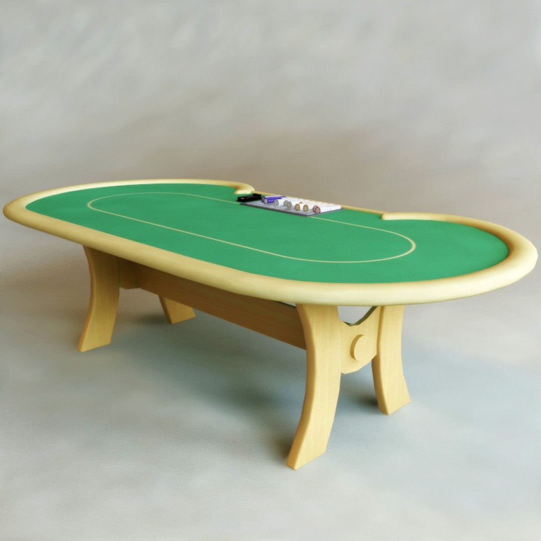 3d Poker Table Model
